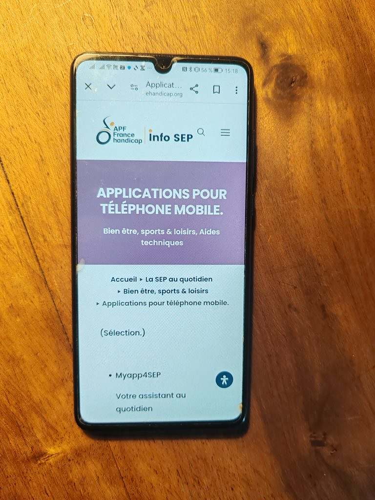 Applications pour téléphone mobile. - Info SEP